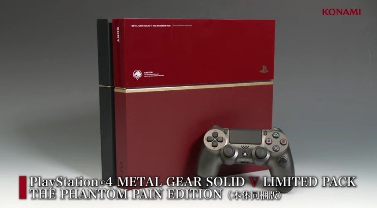 New videos of MGSV: The Phantom Pain PS4 System & Special Edition shown ...