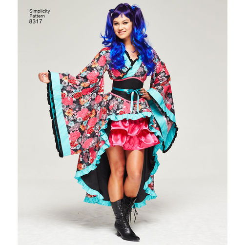 Simplicity 8317 Misses’ Cosplay Kimono Costumes Review | The Outerhaven