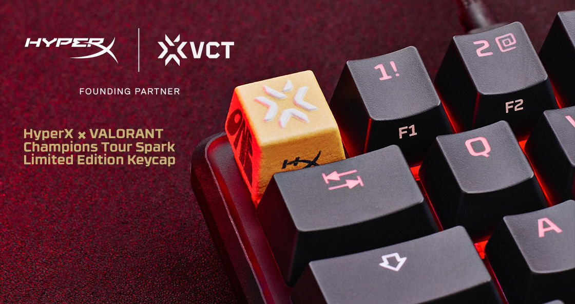 HyperX Announces VALORANT Champions Tour Spark Keycap