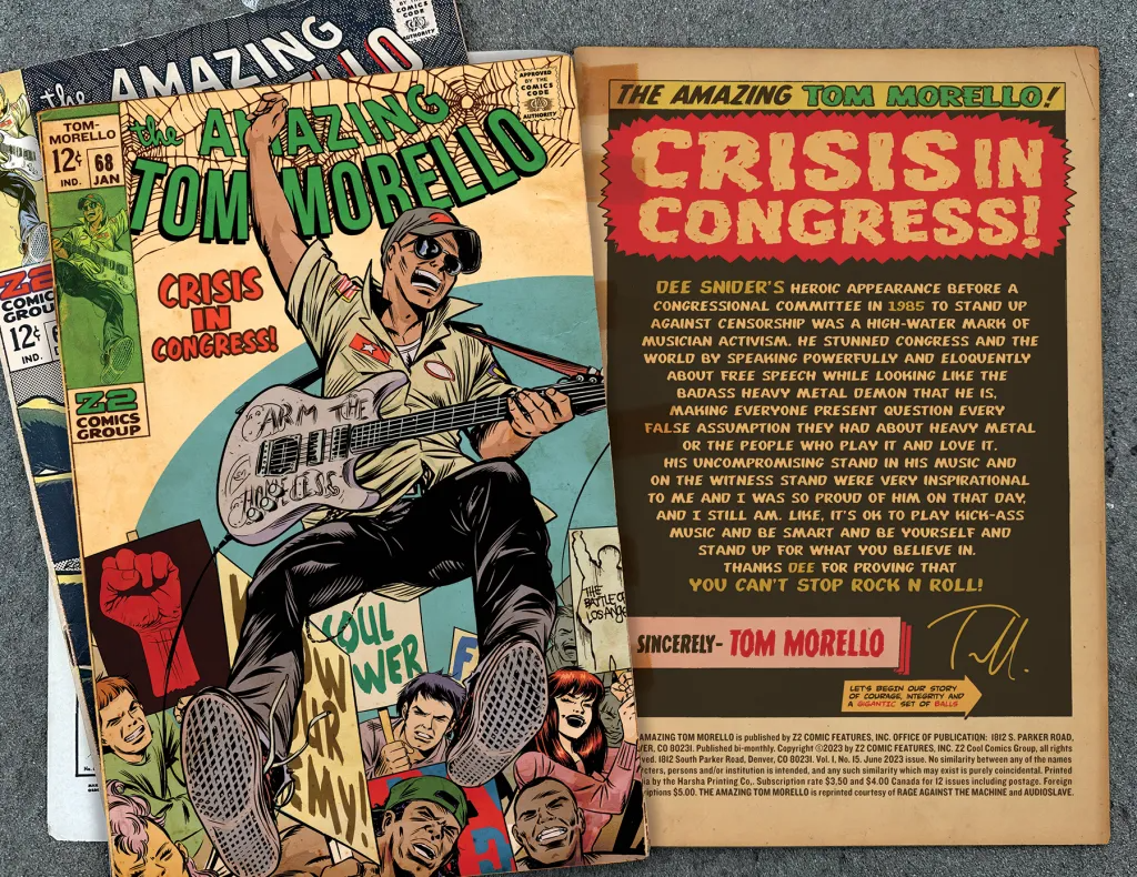 Z2 Comics Announces Dee Snider: He’s Not Gonna Take It Graphic Novel ...