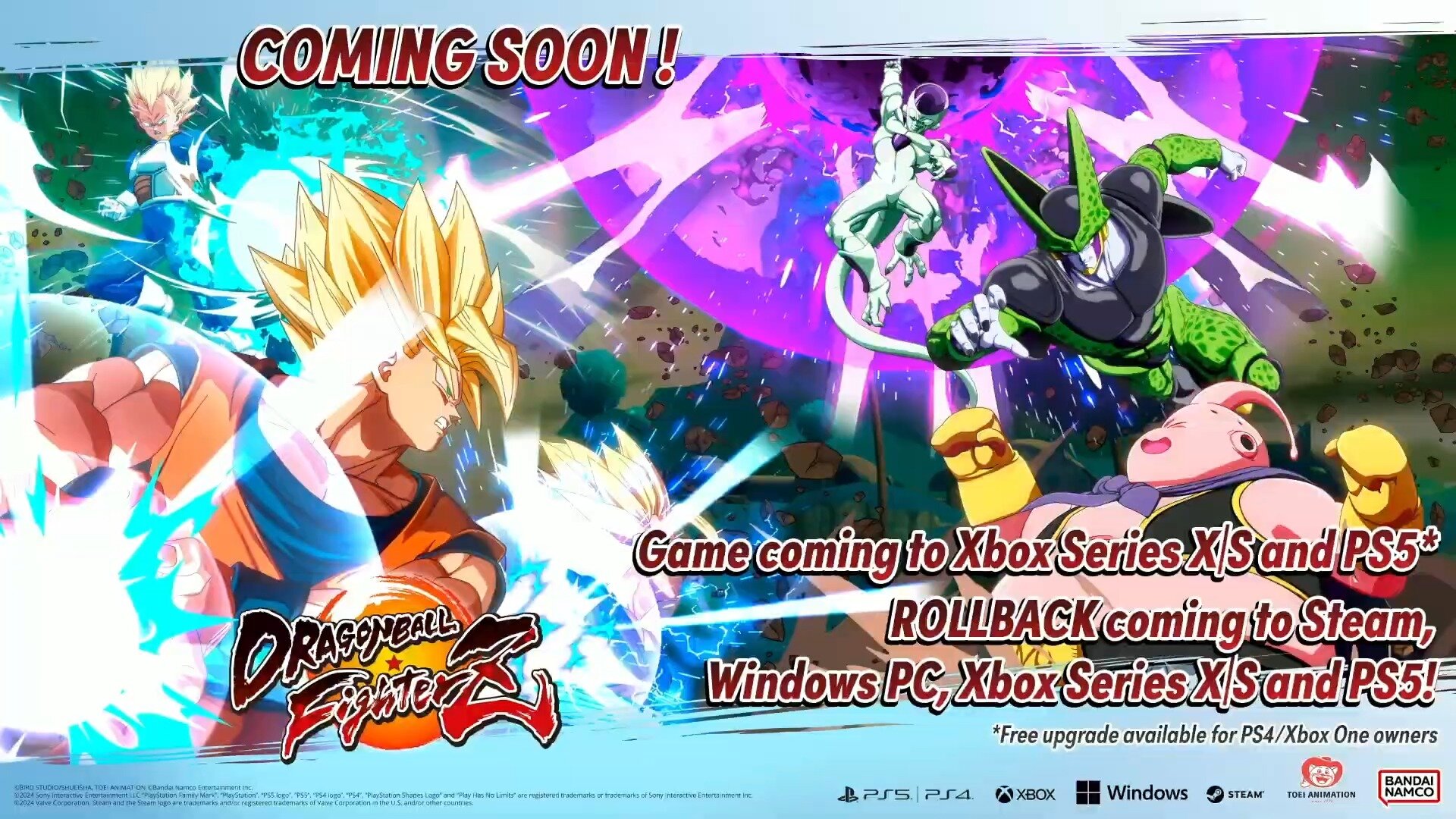 Rollback Netcode Officially Coming to Dragon Ball FighterZ in 2024, PS5 ...