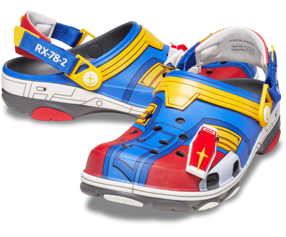 Crocs RX-78-2 Gundam-Themed Clogs Now Available for Purchase
