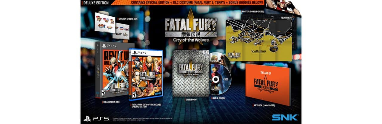 Fatal Fury City of The Wolves Deluxe Edition Revealed
