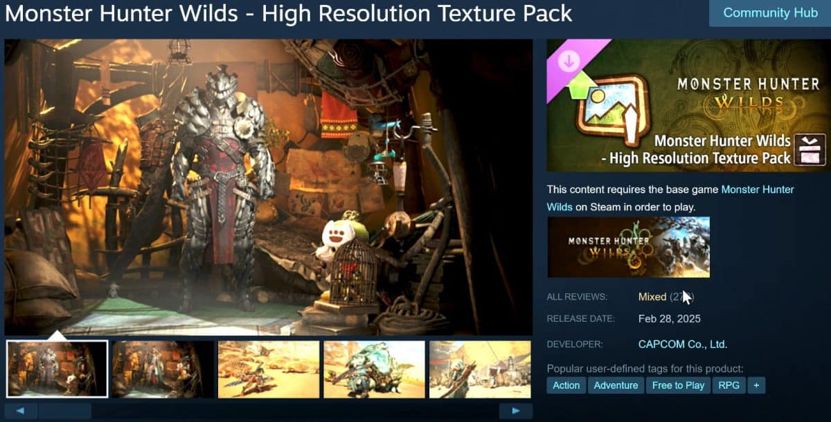 Monster Hunter Wilds: How to Install High Resolution Textures on PC | The Outerhaven