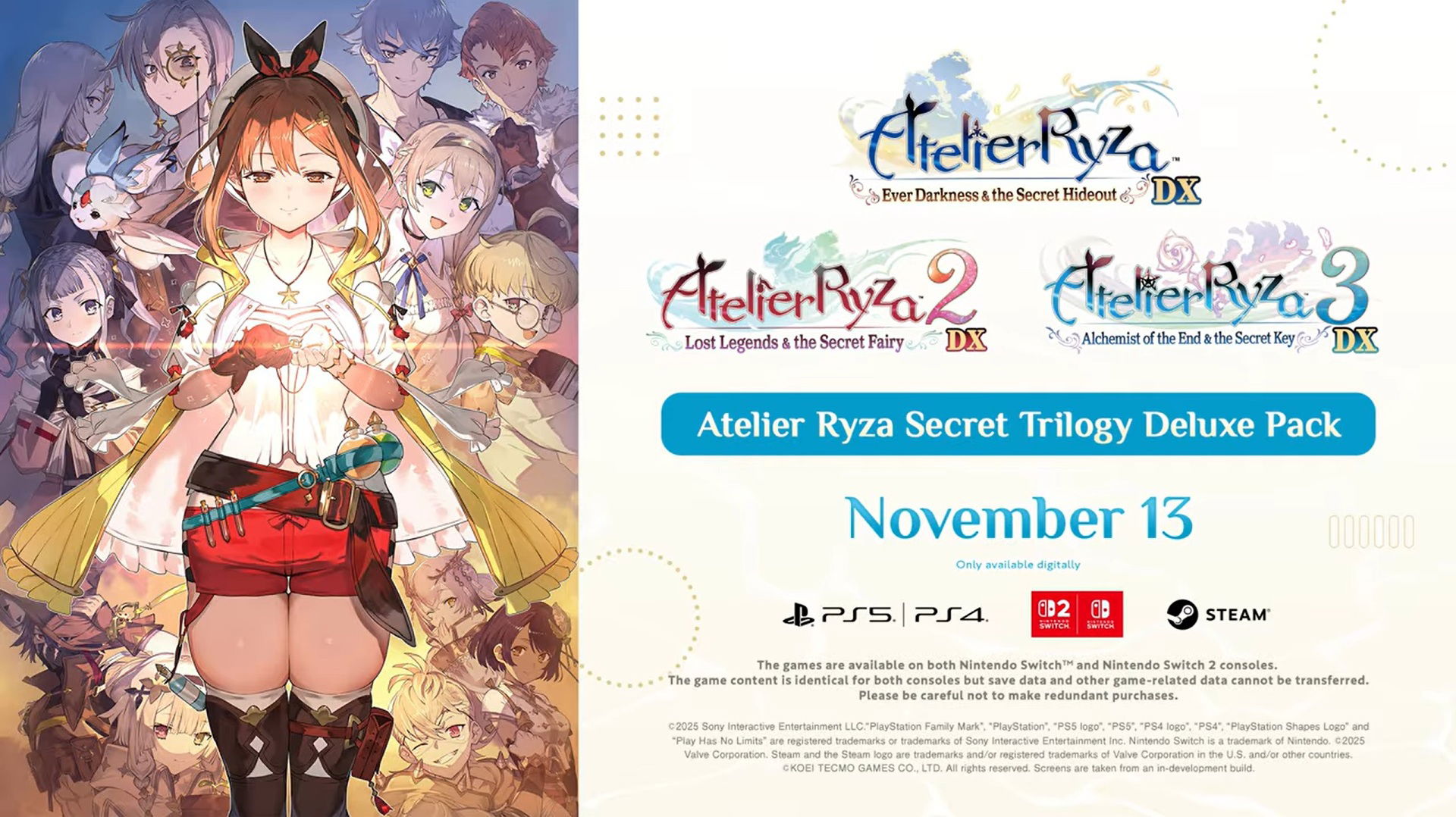 Atelier Ryza Secret Trilogy Deluxe Pack Gets Release Date | The Outerhaven