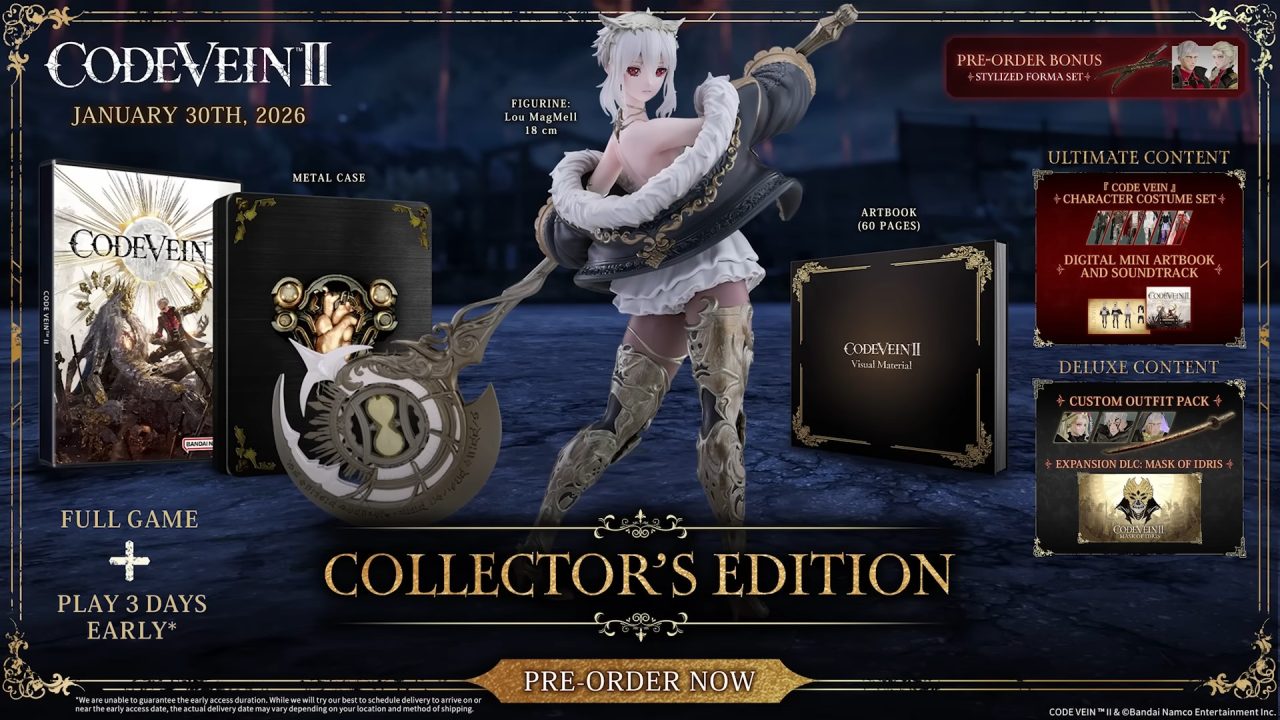 Code Vein II Collector’s Edition Revealed at Tokyo Game Show 2025 - OpenCritic