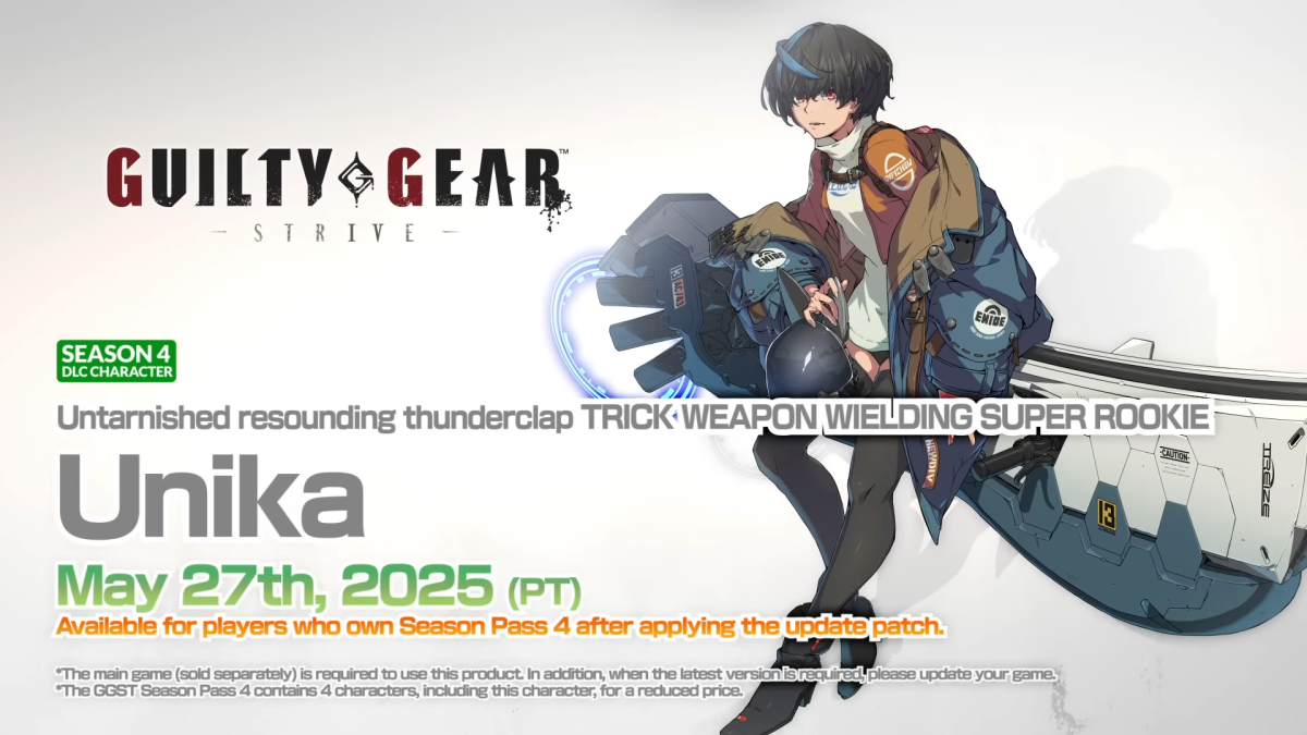 Guilty Gear Strive: DLC Character Unika Released