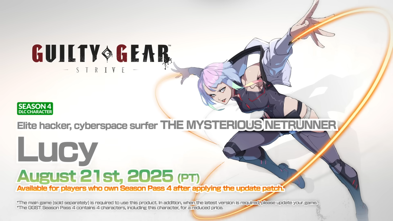 Evo USA 2025: Guilty Gear Strive Cyberpunk Edgerunners Lucy Gameplay Revealed