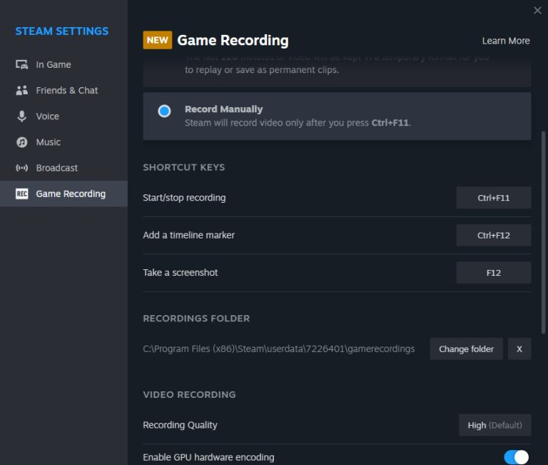 Valve’s Steam Game Recording Is Now Live: How to Use It and What to Expect